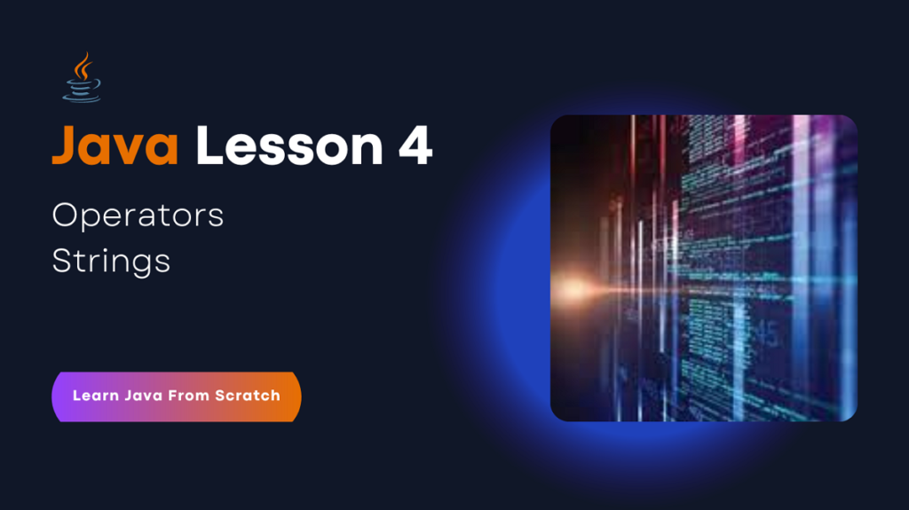 Java From Scratch Lesson 4 PDF (Java Operators and Strings) - Connect 4 ...