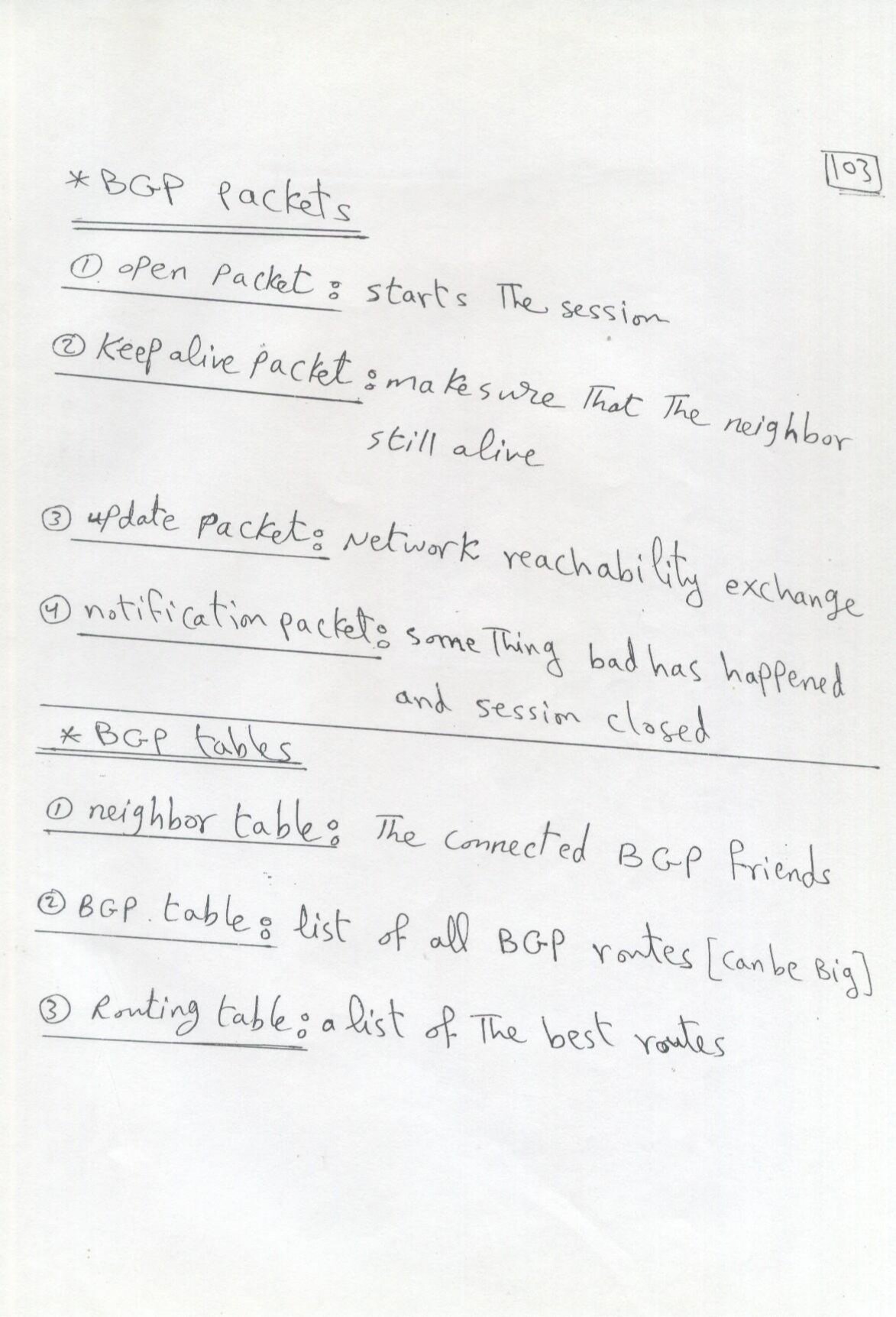A Handwritten Brief Explanation of the BGP Routing Protocol PDF - Connect 4 Techs