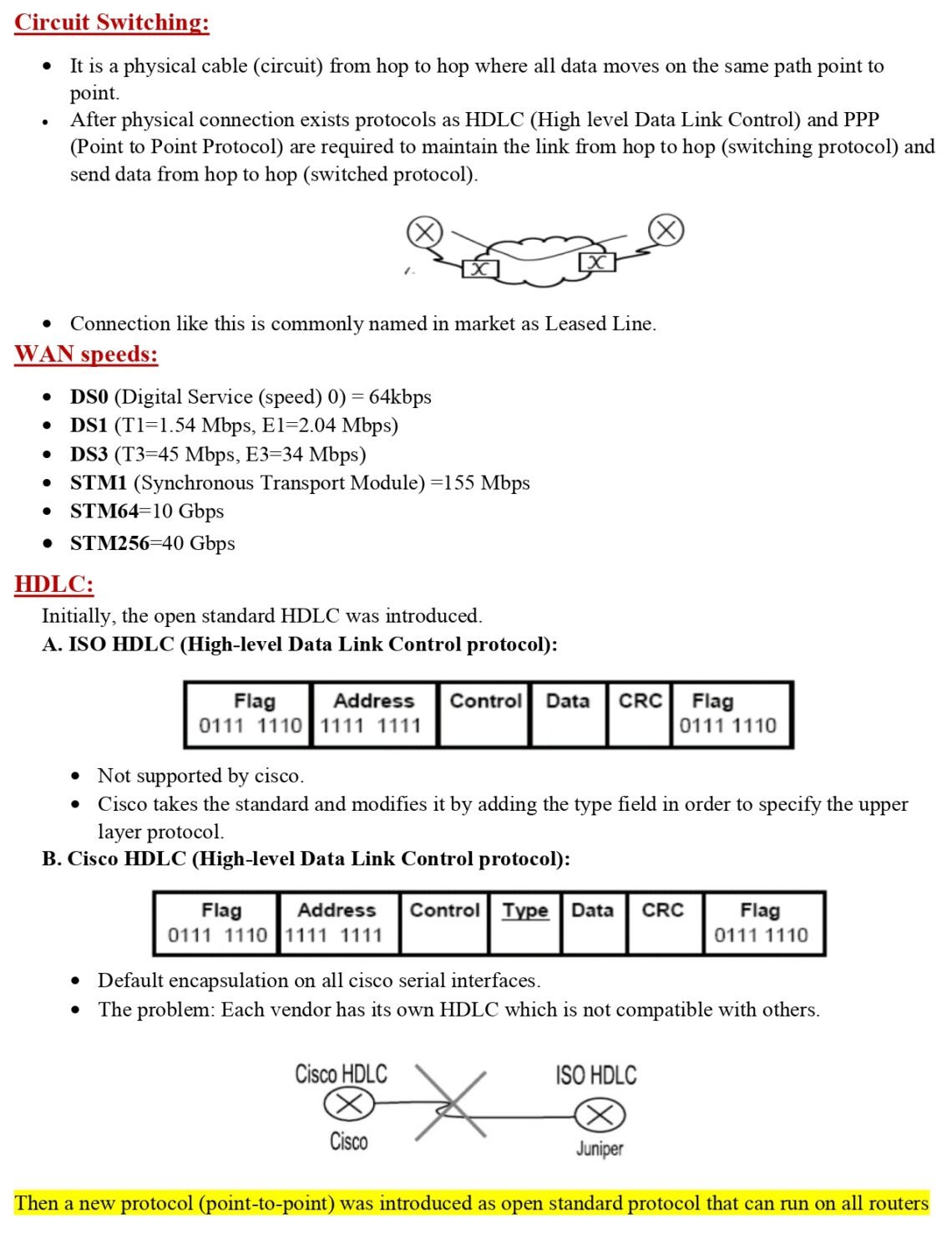 Circuit Switching and its Operational Protocols PDF