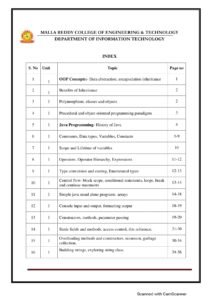 Java Complete Notes Pdf - Connect 4 Techs