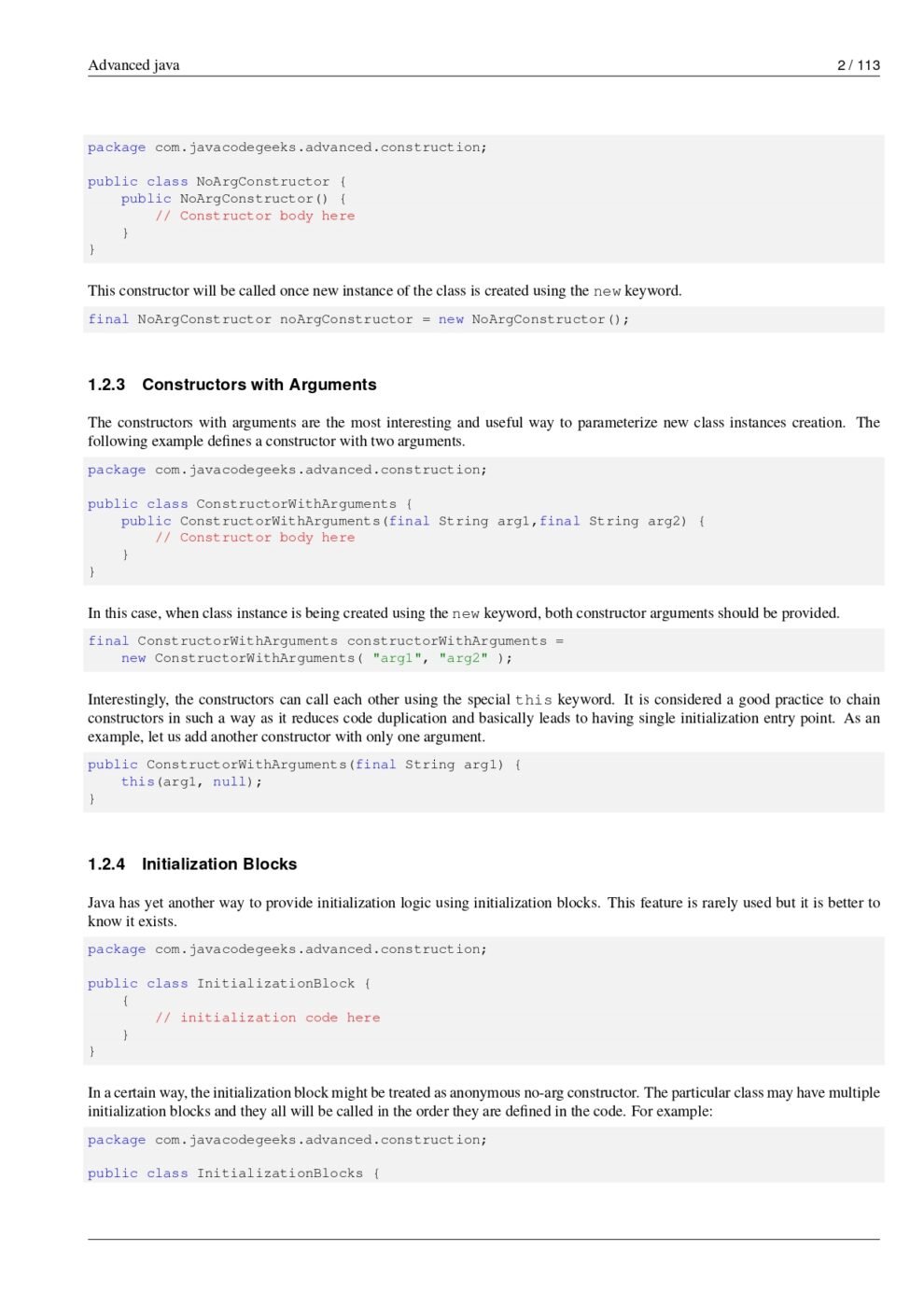Advanced Java Notes (PDF) - Connect 4 Techs