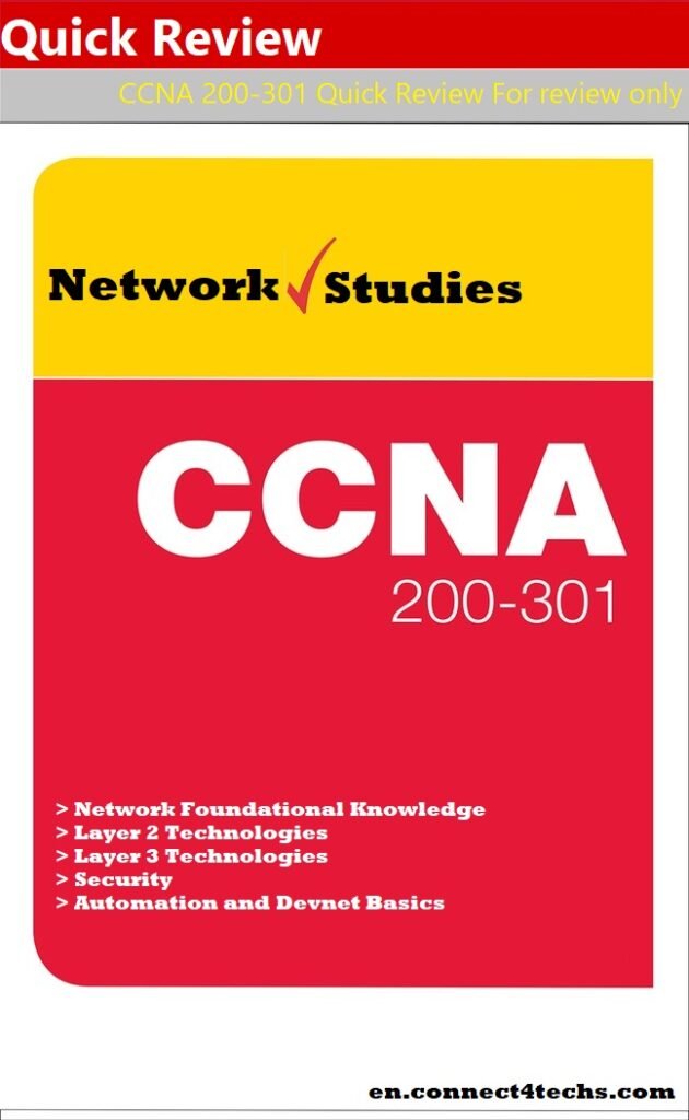 CCNA 200-301 Quick Review PDF - Connect 4 Techs