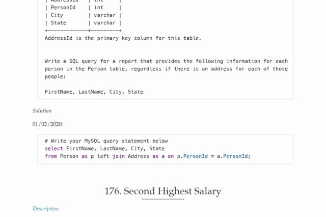LeetCode SQL PDF: Database Questions - A Comprehensive Resource for SQL ...