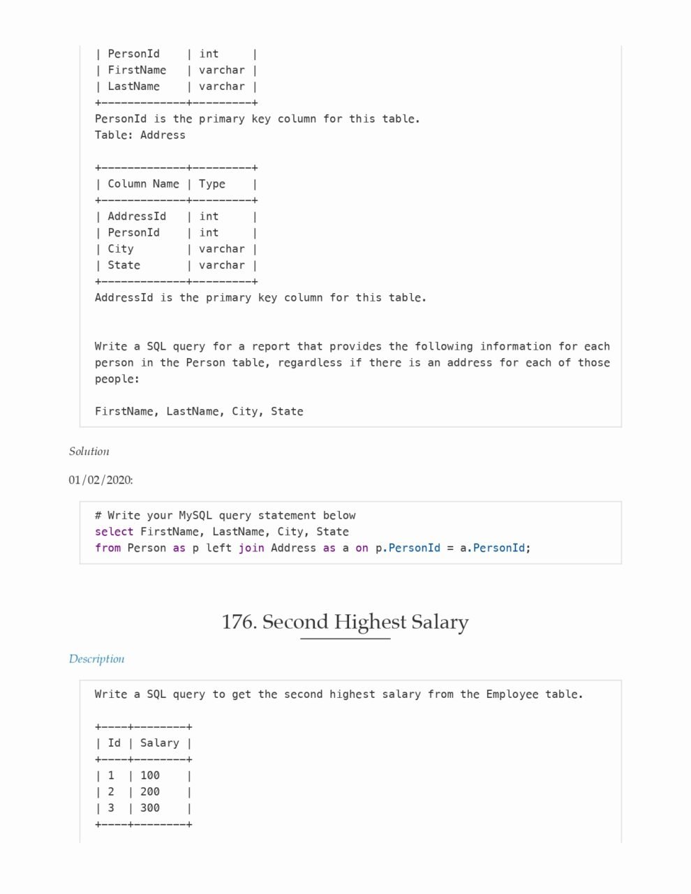 Leetcode Sql Pdf Database Questions A Comprehensive Resource For Sql