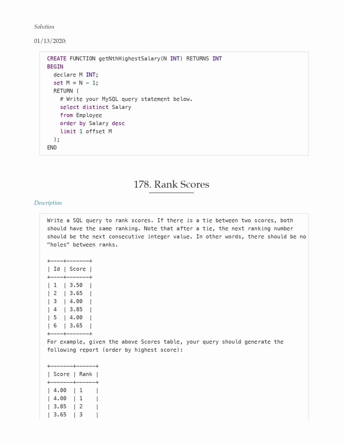 LeetCode SQL PDF: Database Questions - A Comprehensive Resource for SQL ... LeetCode SQL PDF: Database Questions - A Comprehensive Resource for SQL ...