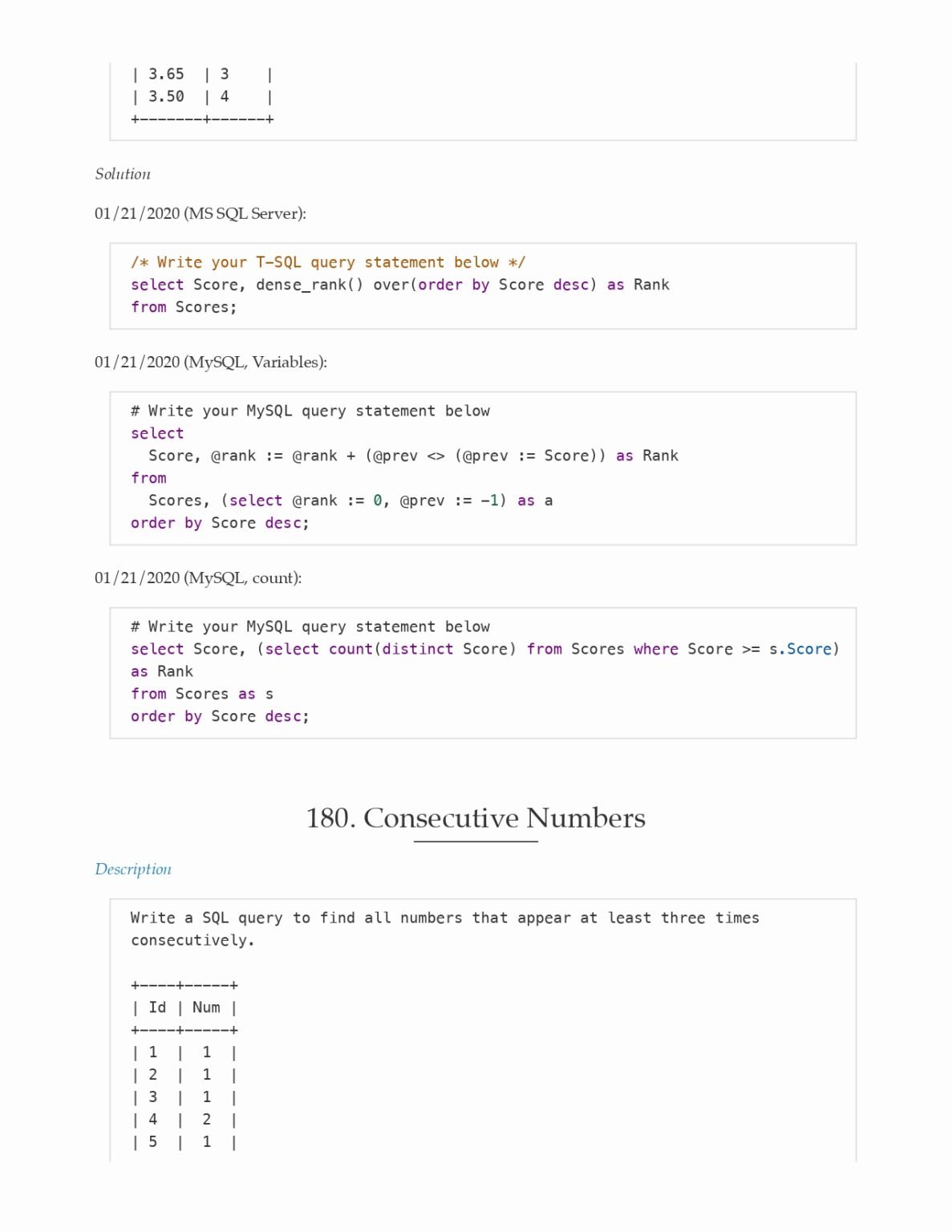 LeetCode SQL PDF: Database Questions - A Comprehensive Resource for SQL ... LeetCode SQL PDF: Database Questions - A Comprehensive Resource for SQL ...