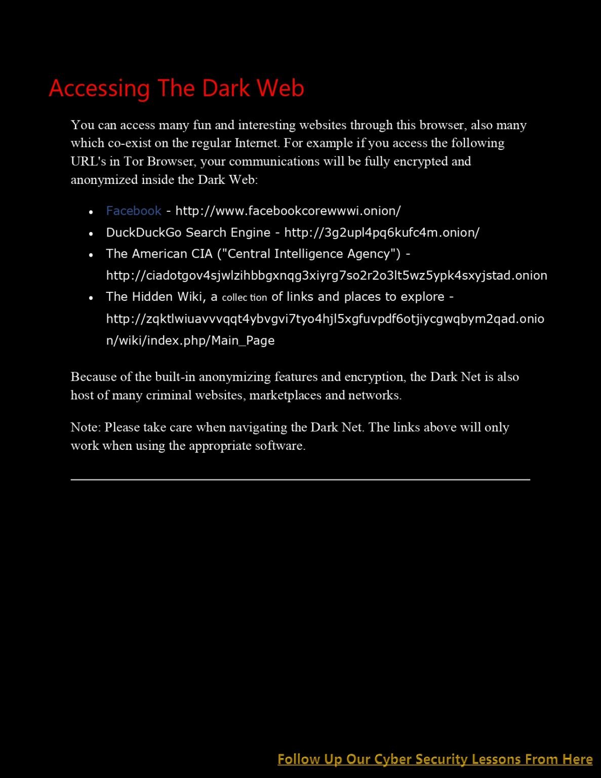 Basic Cyber Security (CS Lesson 1) PDF - Connect 4 Techs
