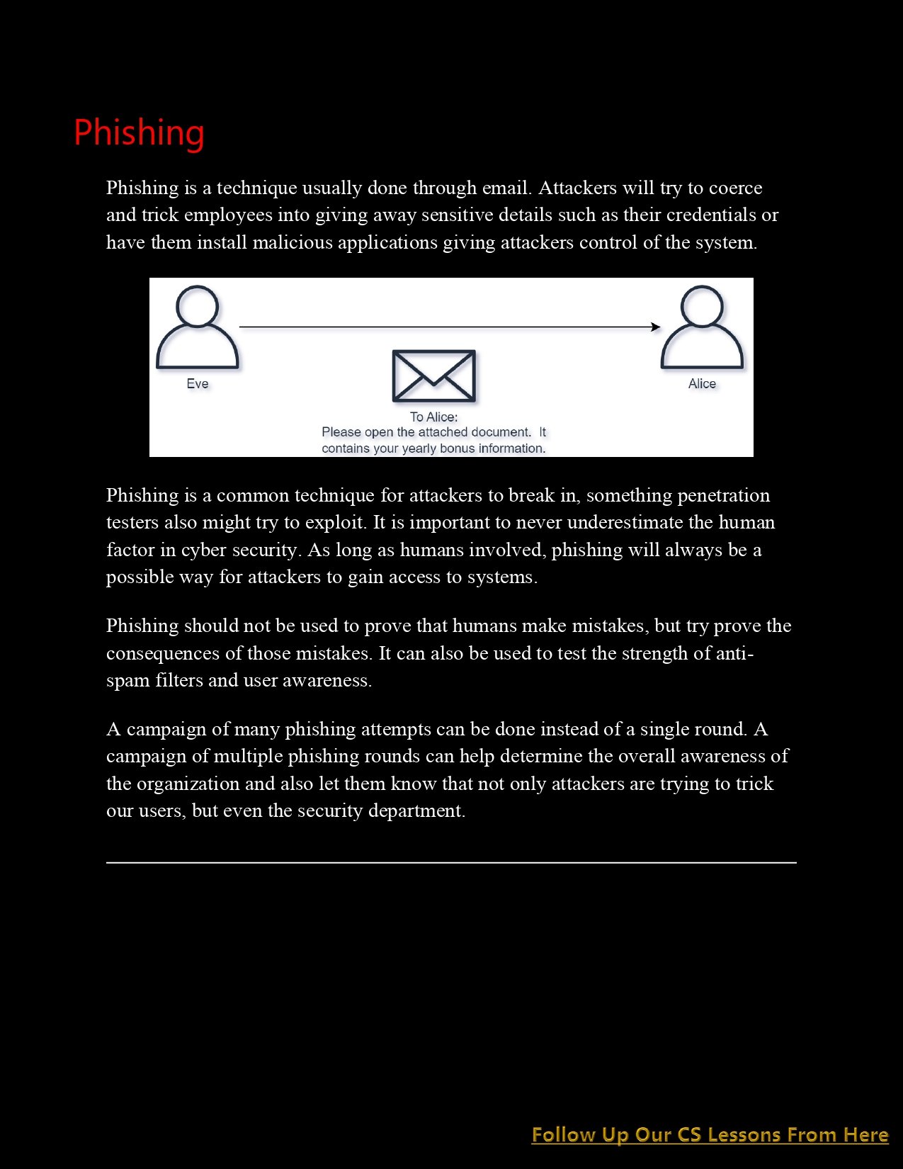 Cyber Security Penetration Testing (CS Lesson 11) PDF - Connect 4 Techs