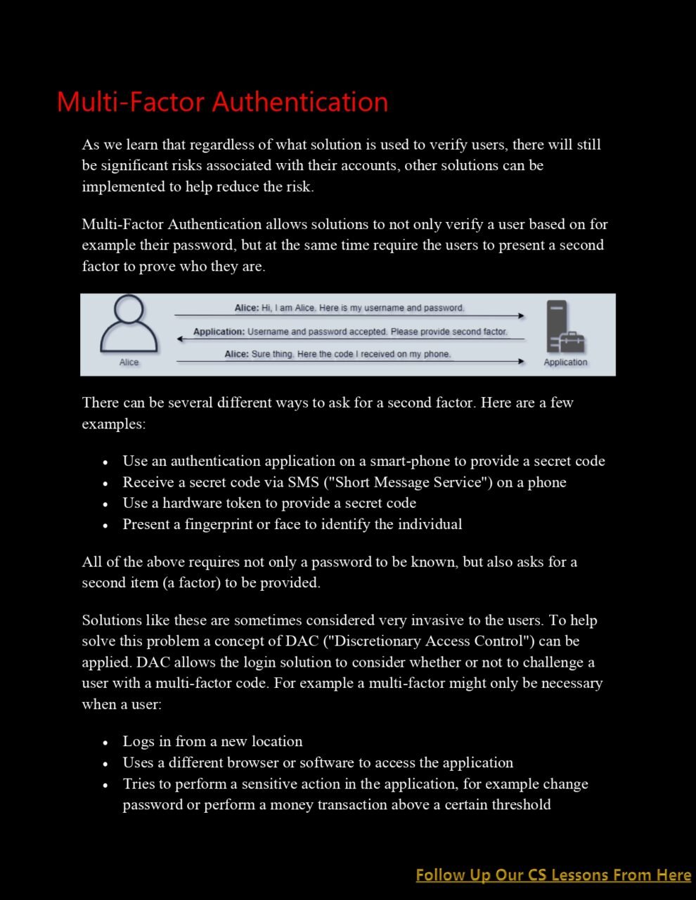 Cyber Security Passwords (CS Lesson 12) PDF - Connect 4 Techs