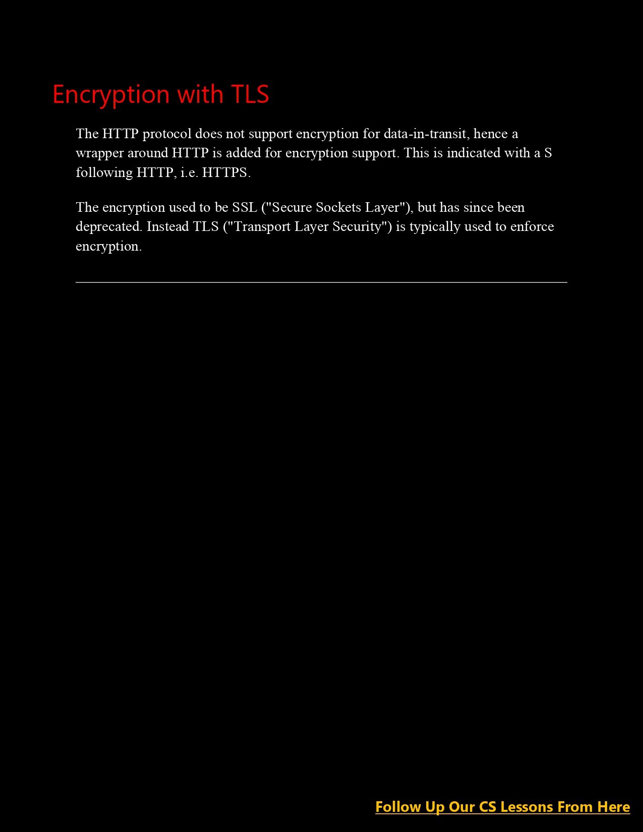Cyber Security Web Applications (CS Lesson 6) PDF - Connect 4 Techs
