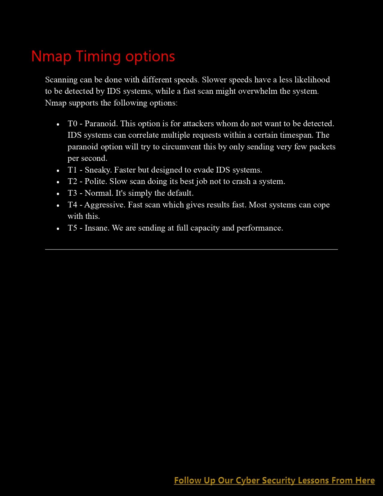 Cyber Security Network Mapping & Port Scanning (CS Lesson 7) PDF ...