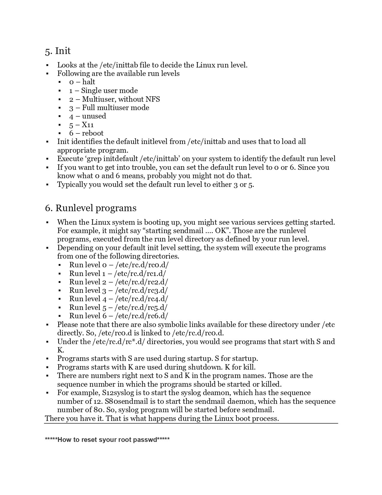 Linux Interview Notes (PDF) - Connect 4 Techs