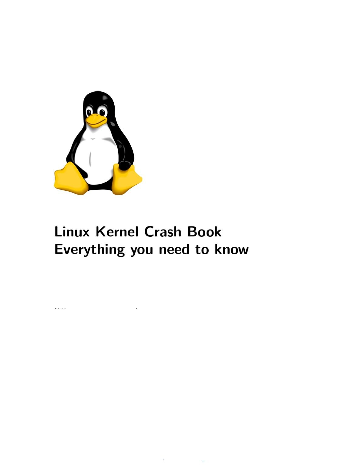 Linux Kernel Crash Book: Everything You Need to Know (PDF) - Connect 4 ...
