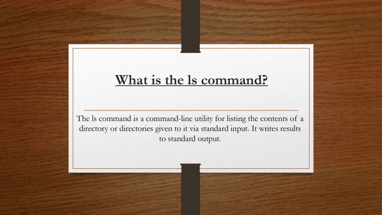 What is the “ls” Command? Your Essential PDF Guide - Connect 4 Techs