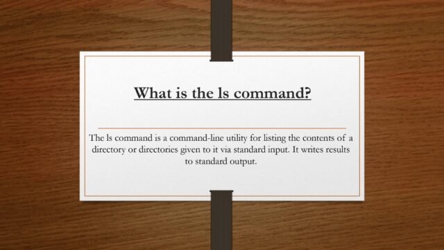 What is the “ls” Command? Your Essential PDF Guide - Connect 4 Techs