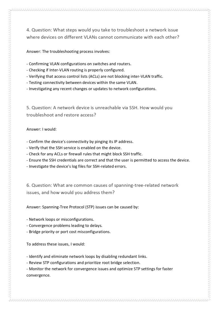 Troubleshooting Core Routing and Switching Issues - Connect 4 Techs