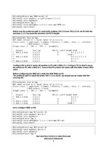 BGP Routing Protocol Practice Labs PDF - Connect 4 Techs