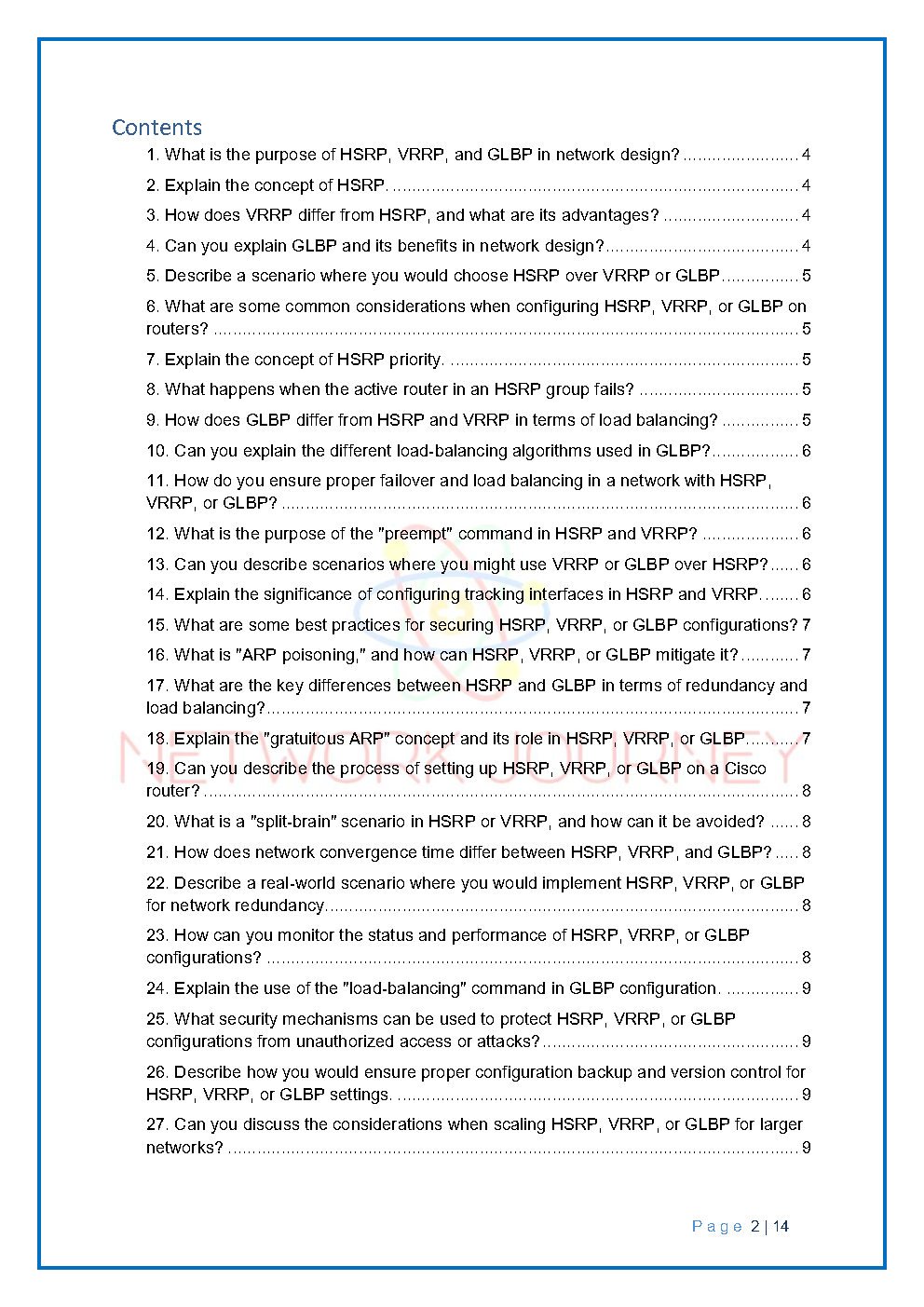 Designing High-Availability Core Networks – 45 Interview Questions with ...