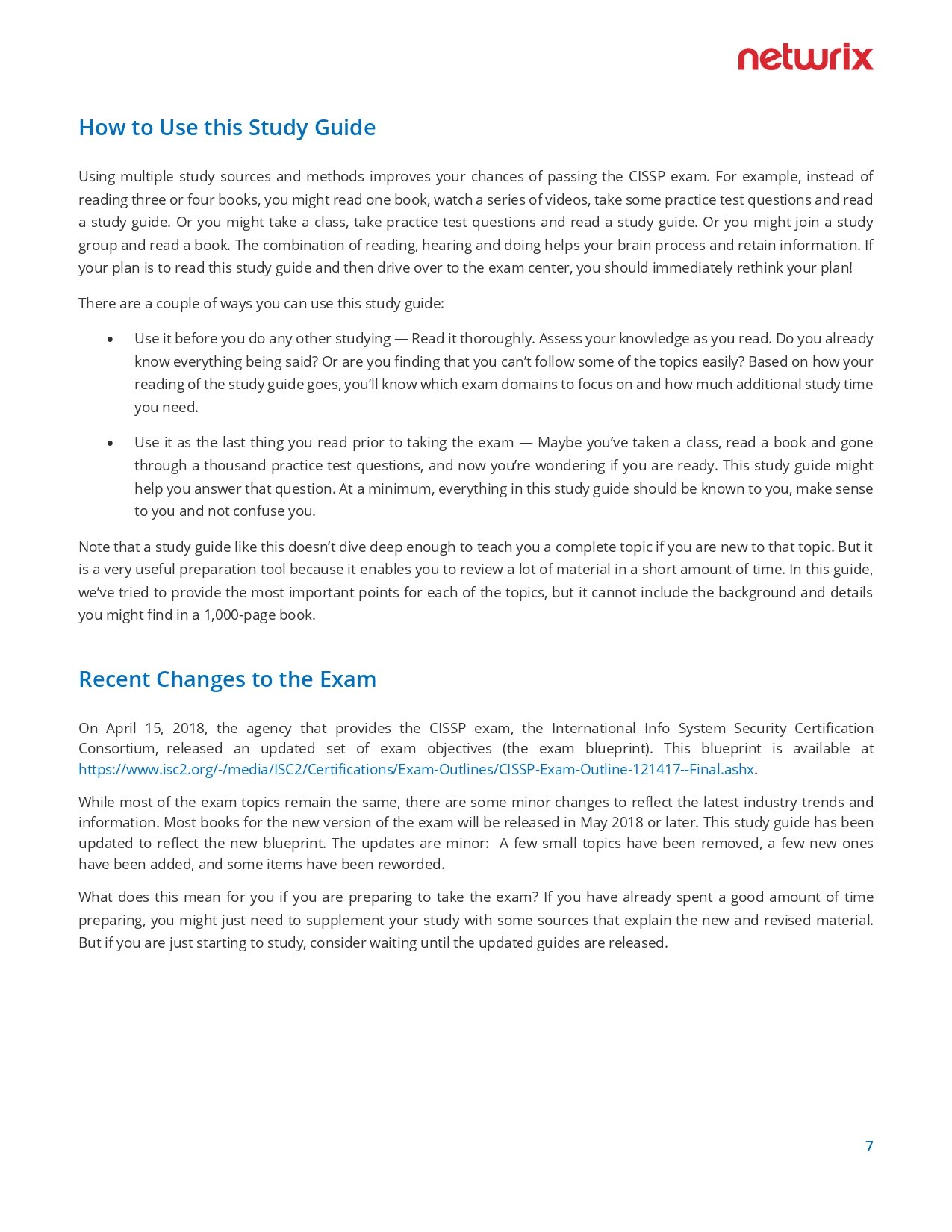 CISSP Exam Study Guide PDF - Connect 4 Techs
