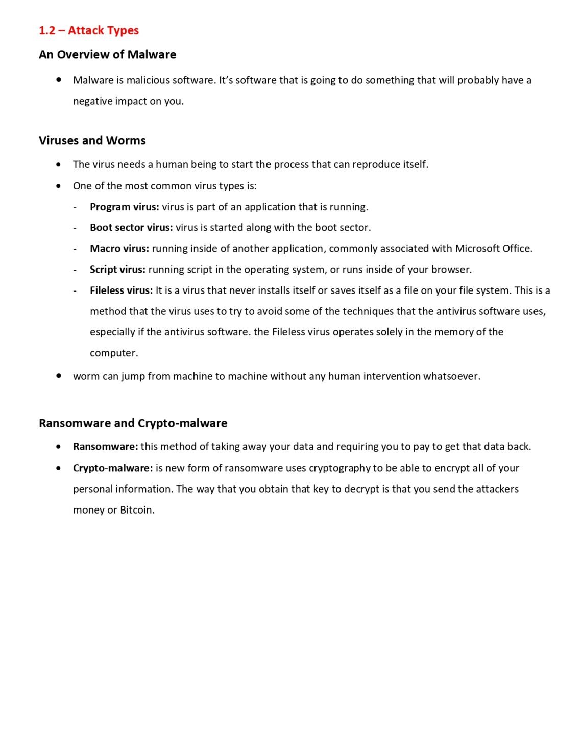CompTIA Security Notes PDF - Connect 4 Techs