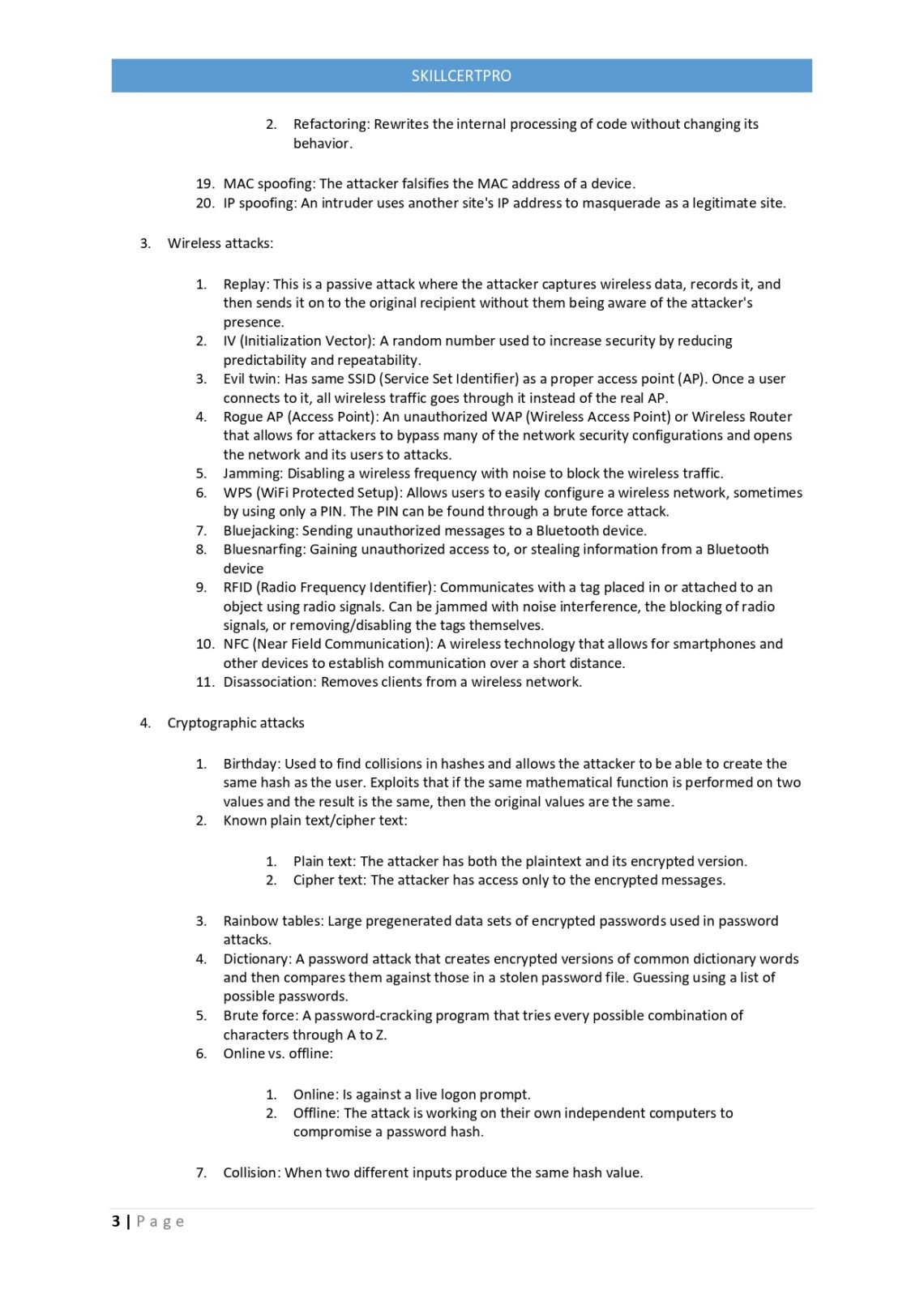 CompTIA Security Plus Master Cheat Sheet PDF