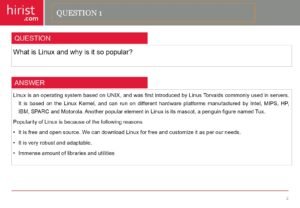 TOP 100 Linux Interview Questions and Answers PDF - Connect 4 Techs