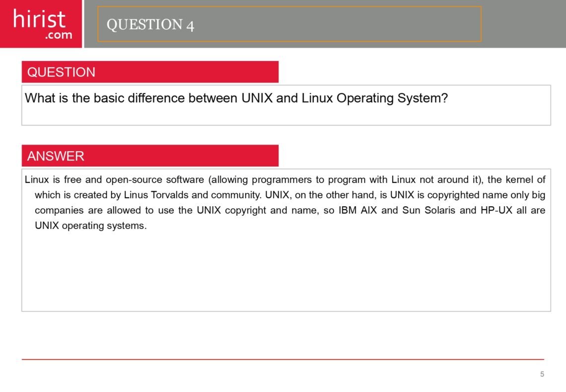 TOP 100 Linux Interview Questions and Answers PDF - Connect 4 Techs