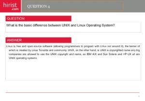 TOP 100 Linux Interview Questions and Answers PDF - Connect 4 Techs