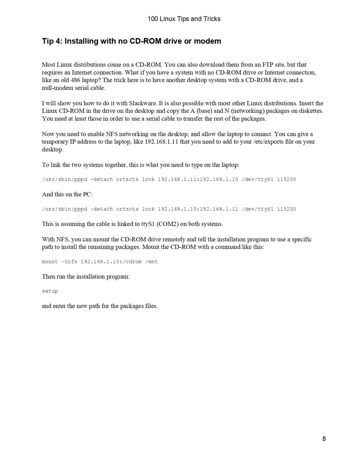 100 Linux Tips and Tricks PDF