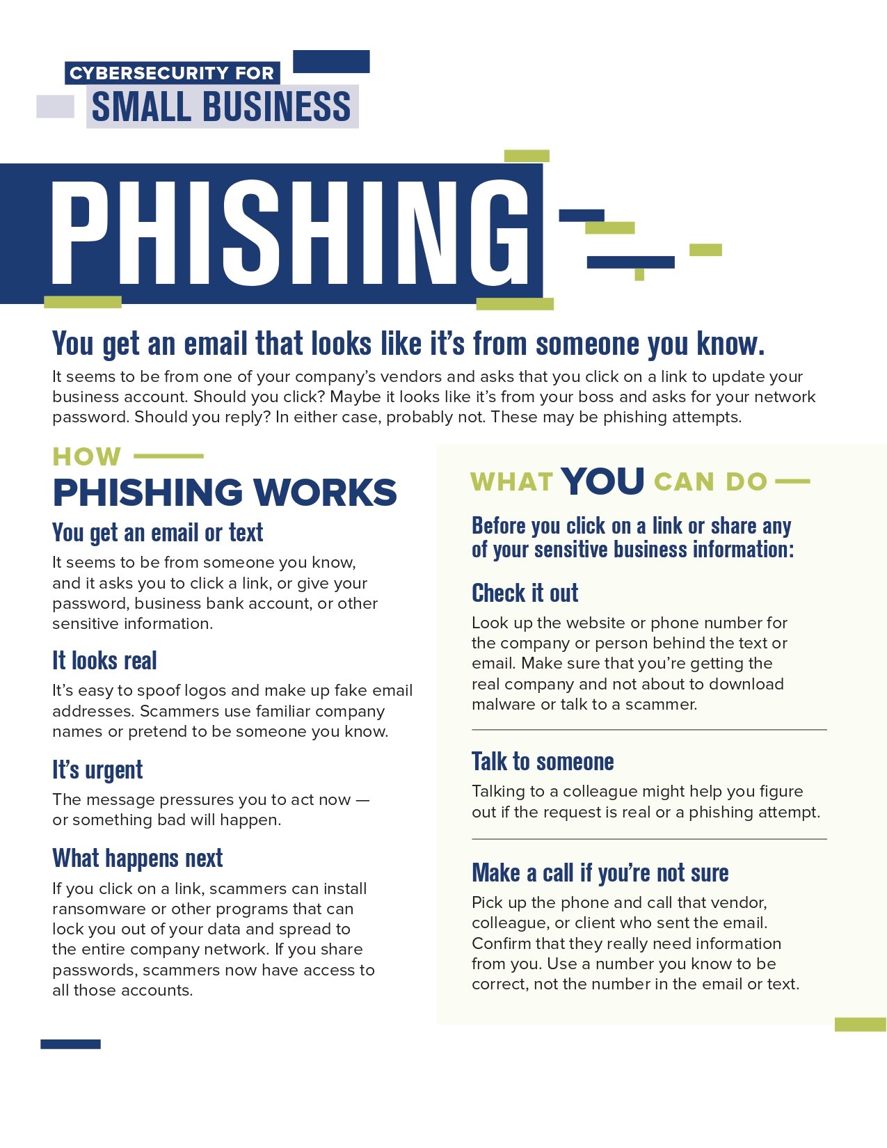 Cyber Security SB Fact Sheets PDF - Connect 4 Techs