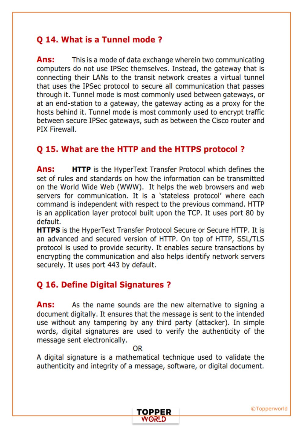 Top 50 Networking Interview Questions PDF - Connect 4 Techs