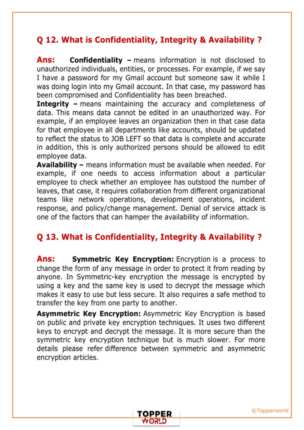 Top 50 Networking Interview Questions PDF - Connect 4 Techs